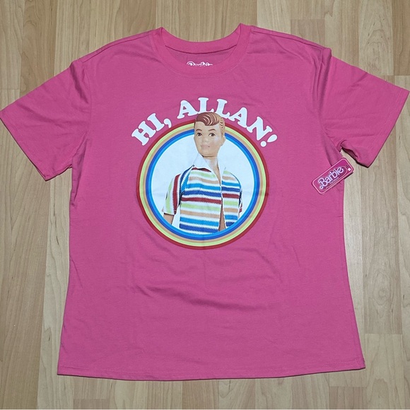 Barbie | Tops | Barbie Pink Hi Allan Tshirt | Poshmark